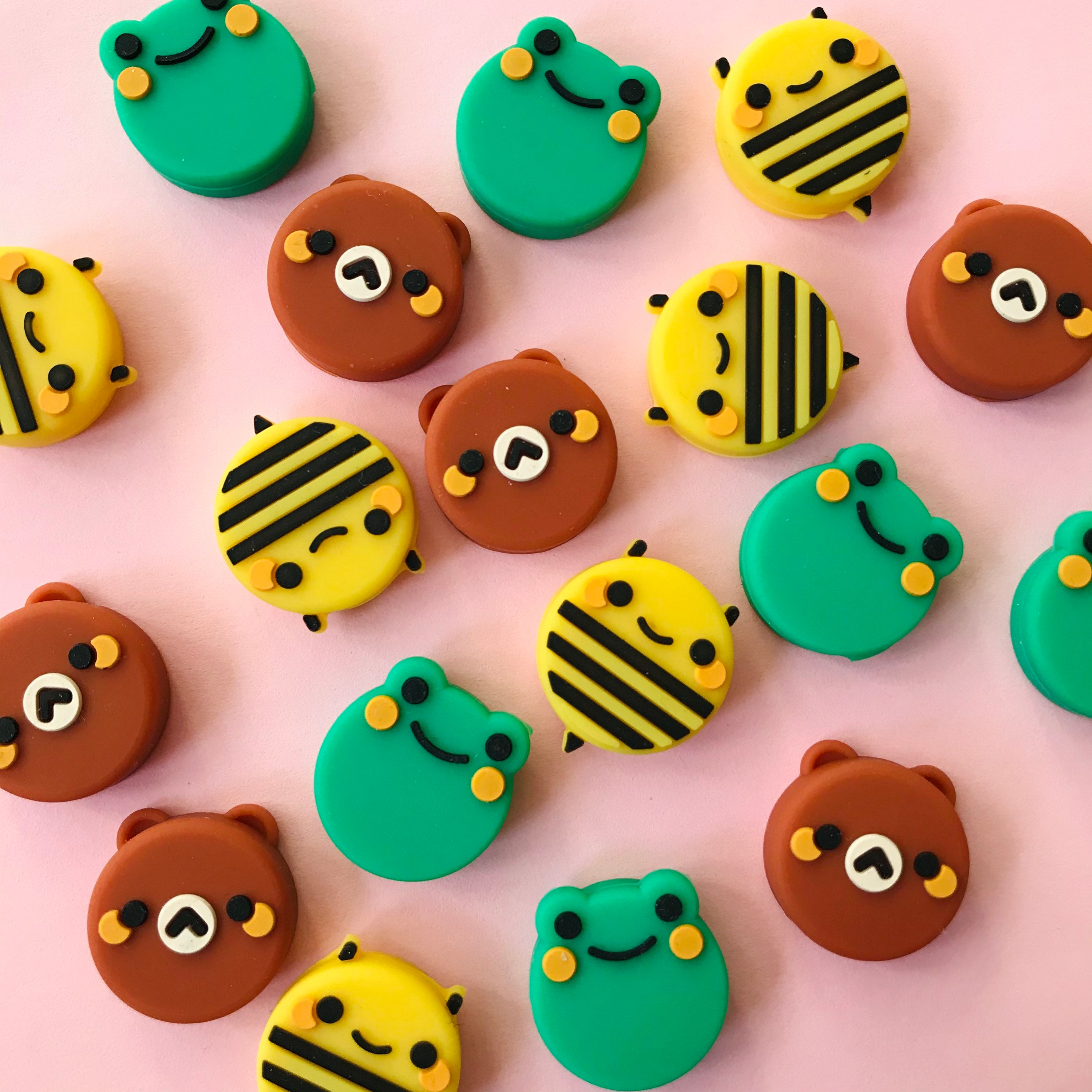 Woodland Creatures Joy-con Stick Caps: Bear - Etsy