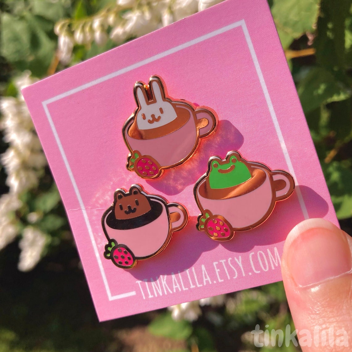 Kawaii Animal Cafe Pin Collection - Etsy