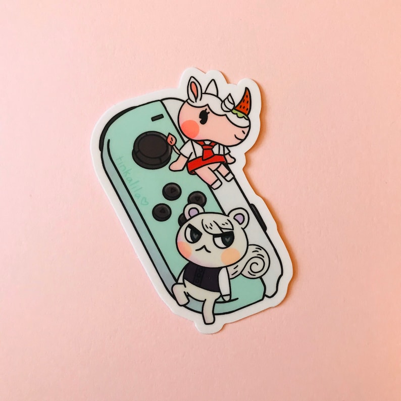 AC Marshal and Merengue Joycon Sticker - Etsy
