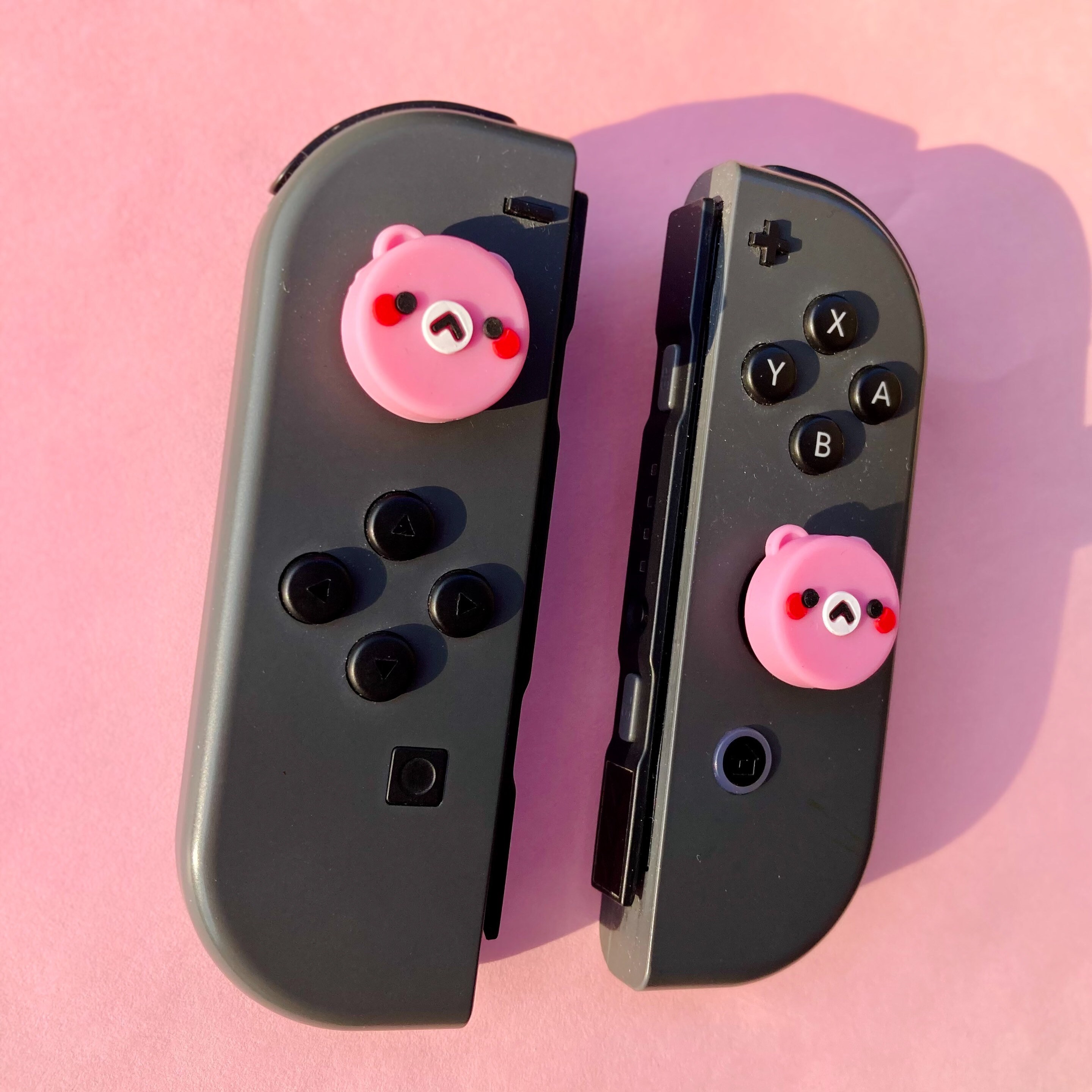 Joy-con Stick Caps: Sakura Pink Bears | Etsy
