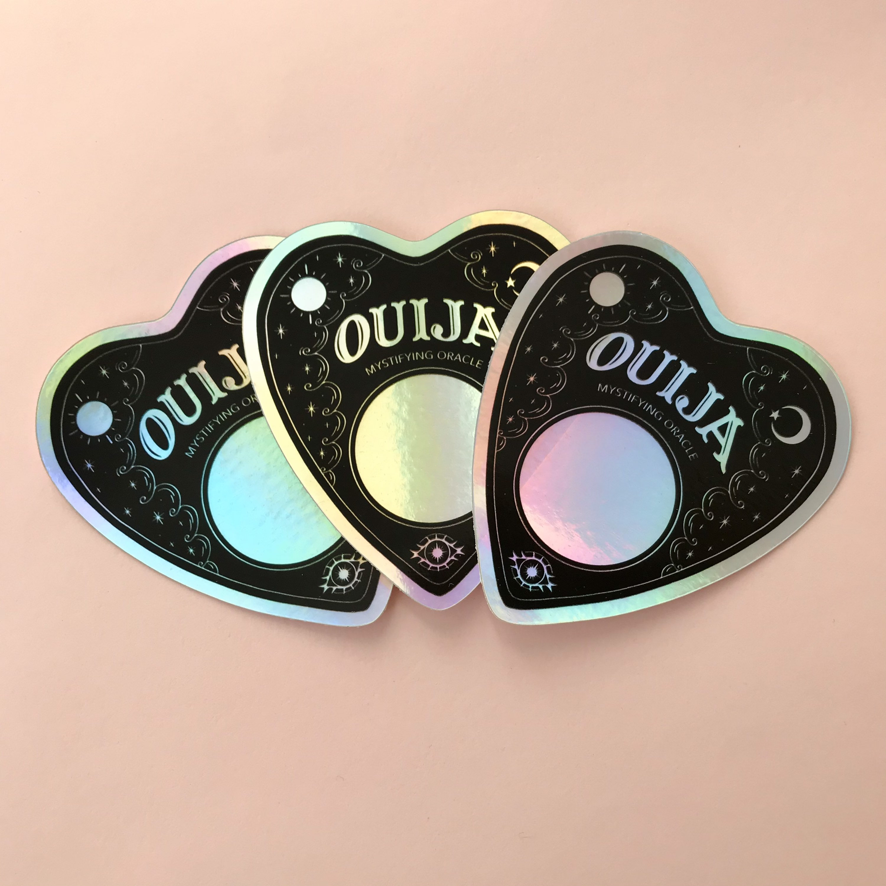 Ouija Planchette Holographic Sticker | Etsy