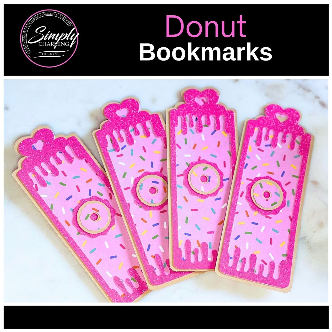 Set of 2 or 4 Donut Bookmarks - Desert Themed - Etsy