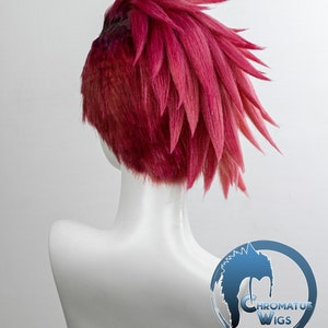 VI Violet League of Legends Arcane Pink Inspired Undercut Spiky Cosplay ...