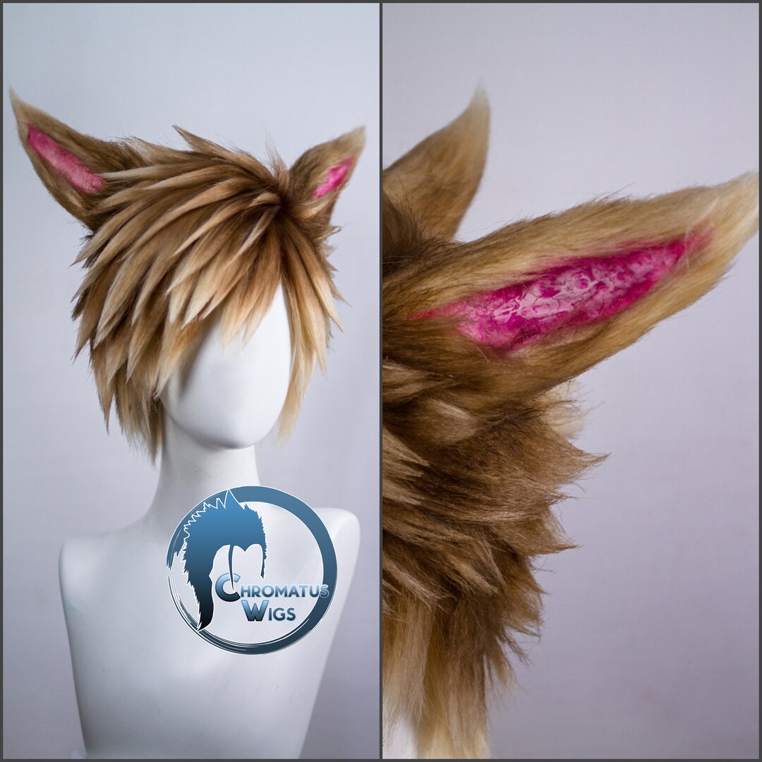 ANY COLOR Inspired Miqote Wig From Final Fantasy XIV - Etsy