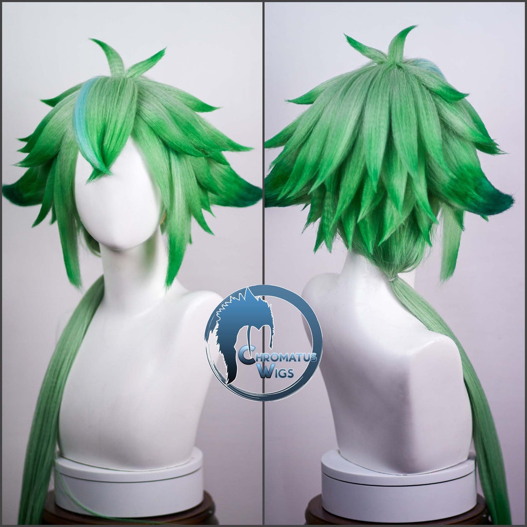 Inspired Sucrose Genshin Impact Kitsune Blonde Cosplay Wig Etsy