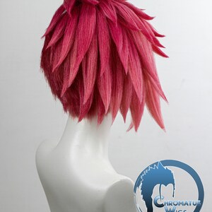 VI Violet League of Legends Arcane Pink Inspired Undercut Spiky Cosplay ...