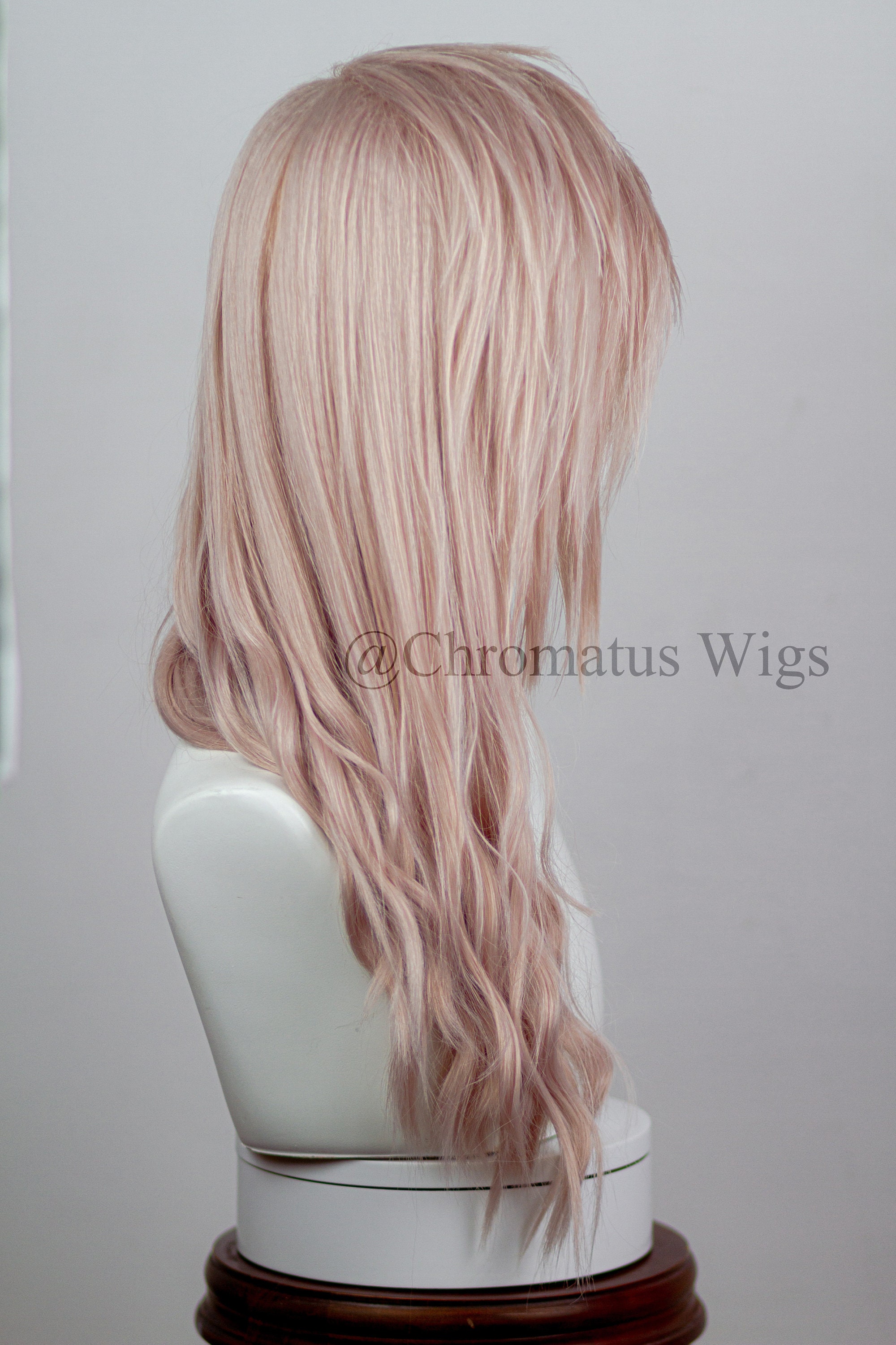 Lightning Final Fantasy XIII Cosplay Inspired Wig Titanium - Etsy