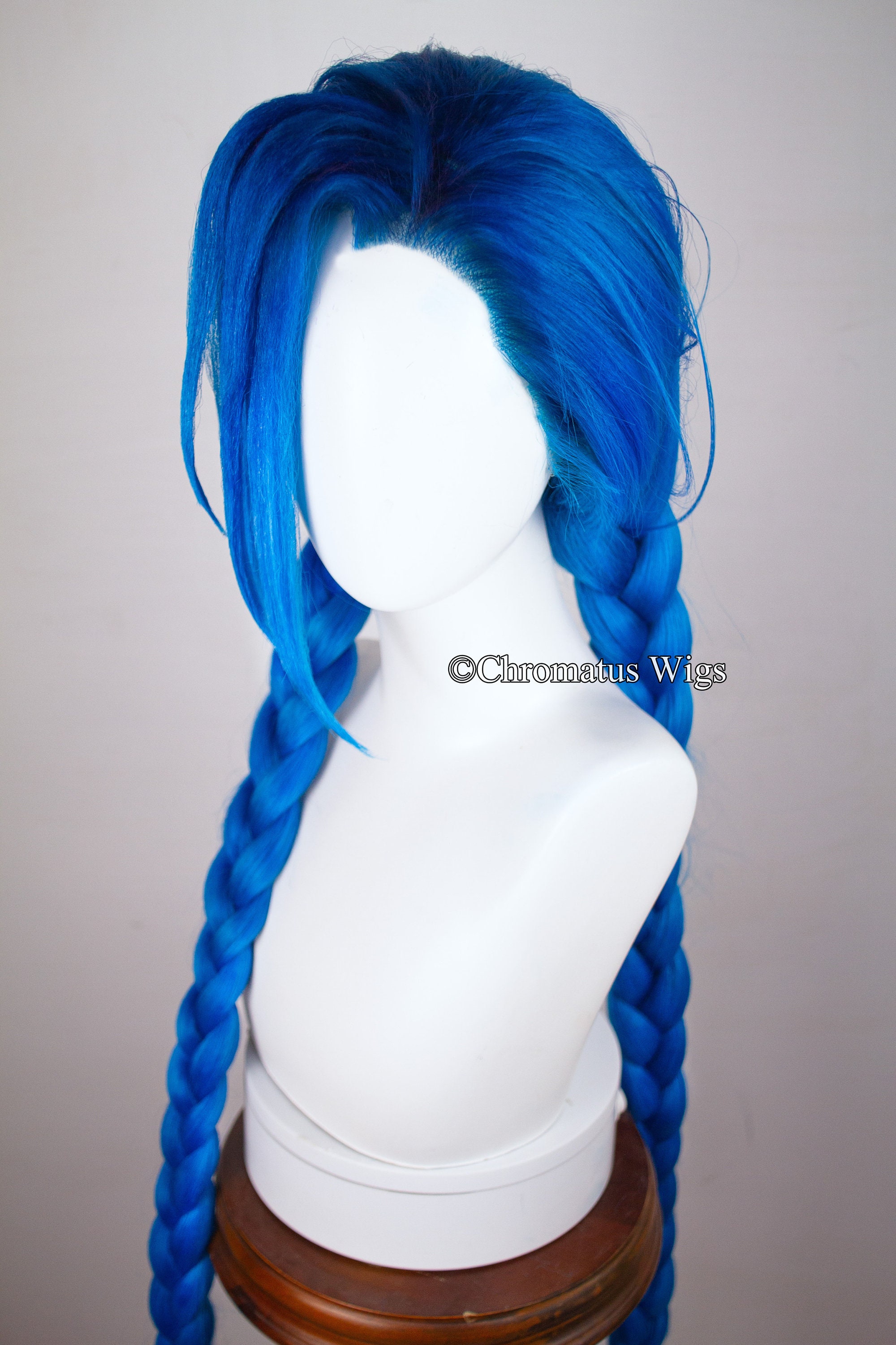 Jinx Arcane League of Legends Cosplay Inspired Wig - Etsy