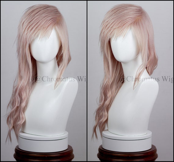 Lightning Final Fantasy XIII Cosplay Inspired Wig Titanium - Etsy