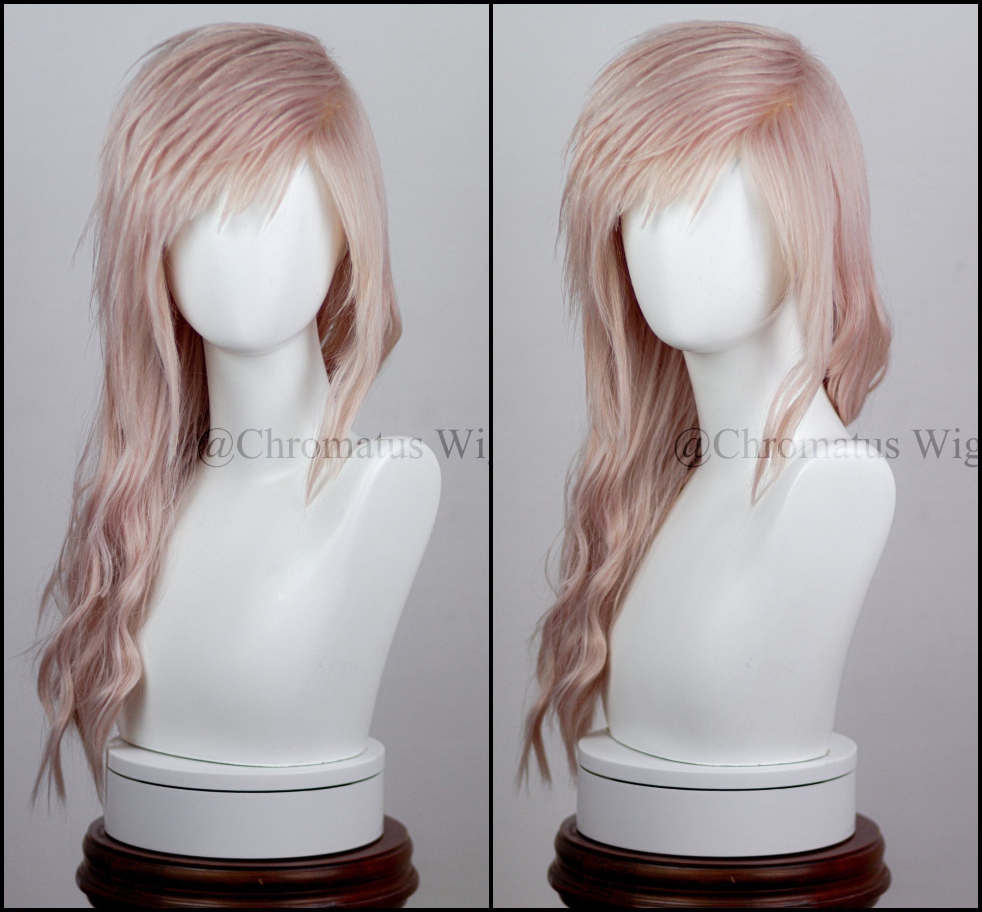 Lightning Final Fantasy XIII Cosplay Inspired Wig Titanium - Etsy