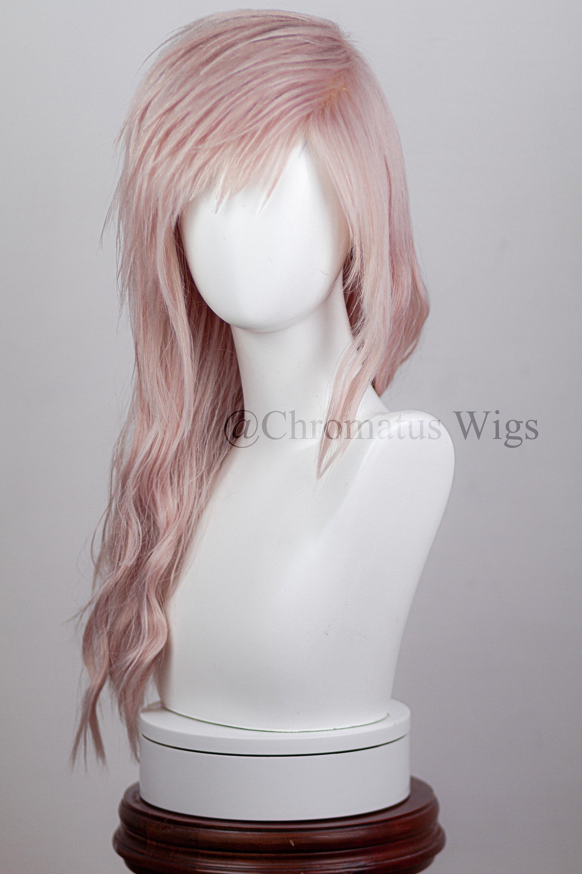 Lightning Final Fantasy XIII Cosplay Inspired Wig Titanium - Etsy