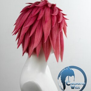VI Violet League of Legends Arcane Pink Inspired Undercut Spiky Cosplay ...