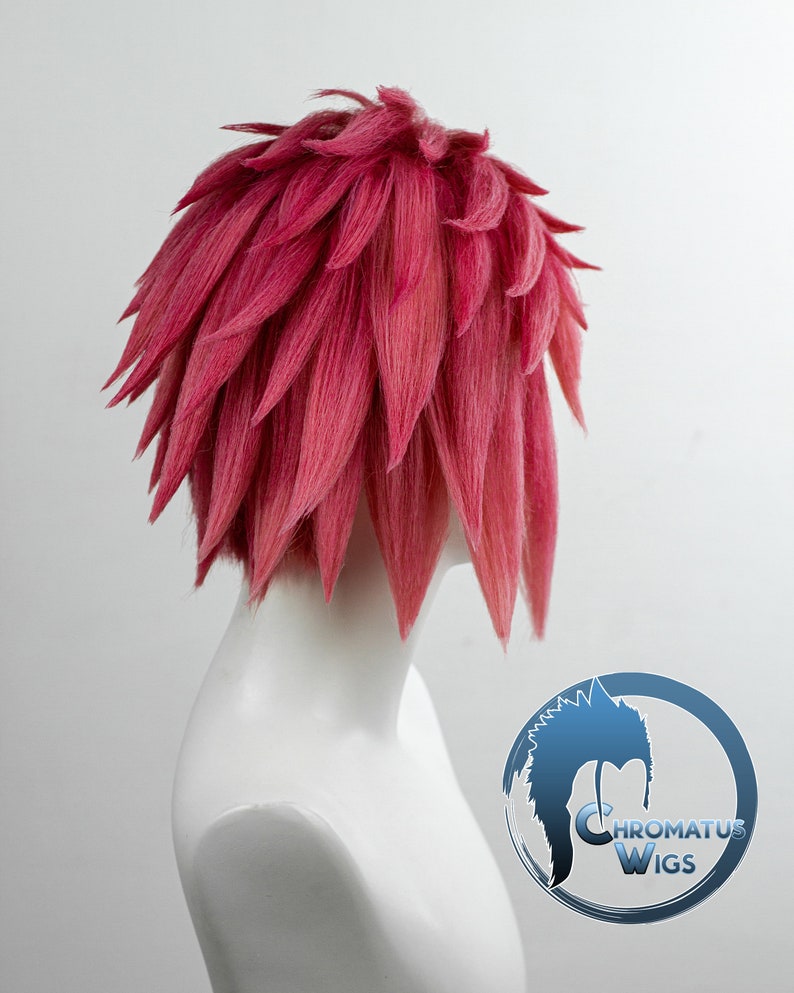 VI Violet League of Legends Arcane Pink Inspired Undercut Spiky Cosplay ...
