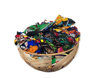 African Fabric Scraps - Etsy