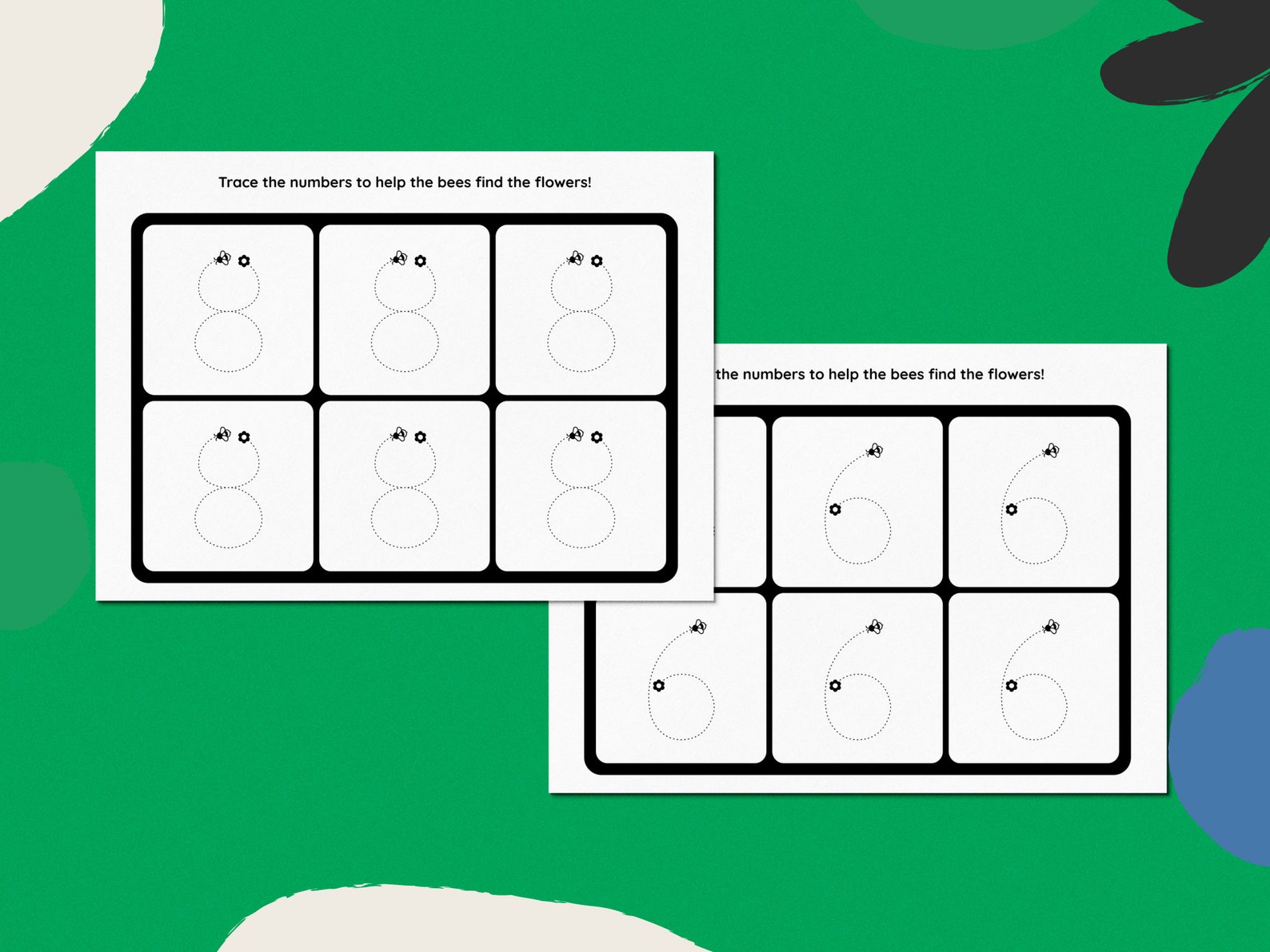 Number Tracing Worksheet, Pre-k, Preschool Worksheet, Kindergarten Math ...