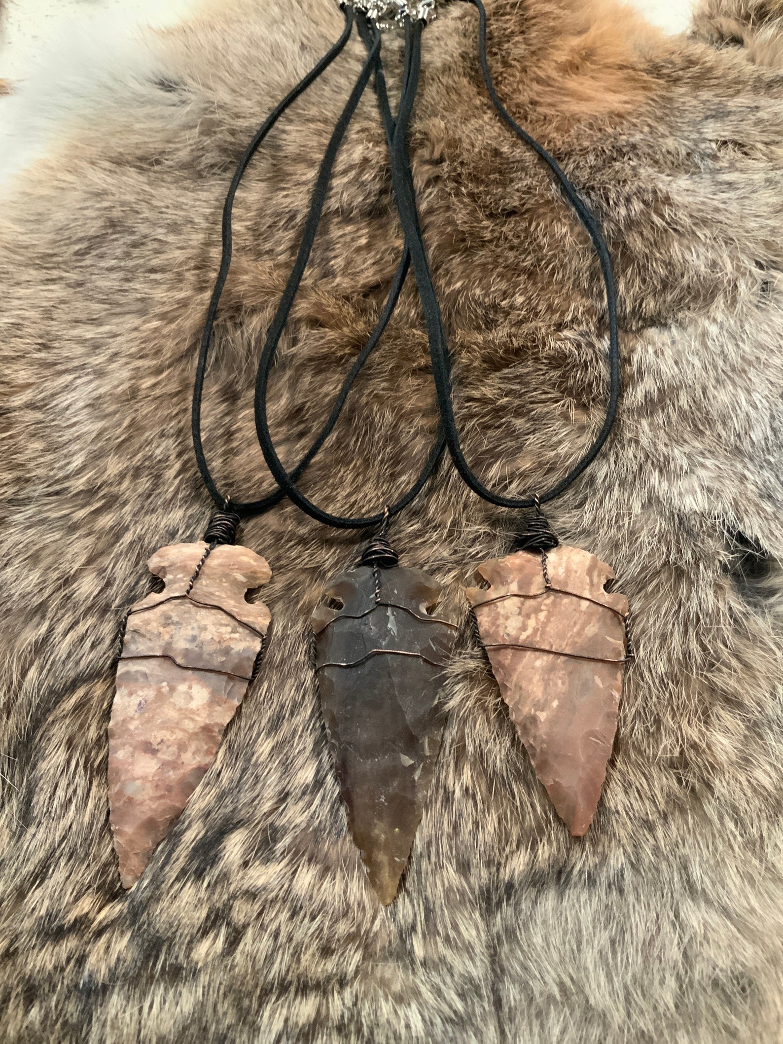 Wire Wrapped Arrowhead Necklaces - Etsy Canada