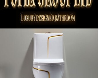 Rimless Flush-bathroom Luxury Black Toilet Design Model With - Etsy