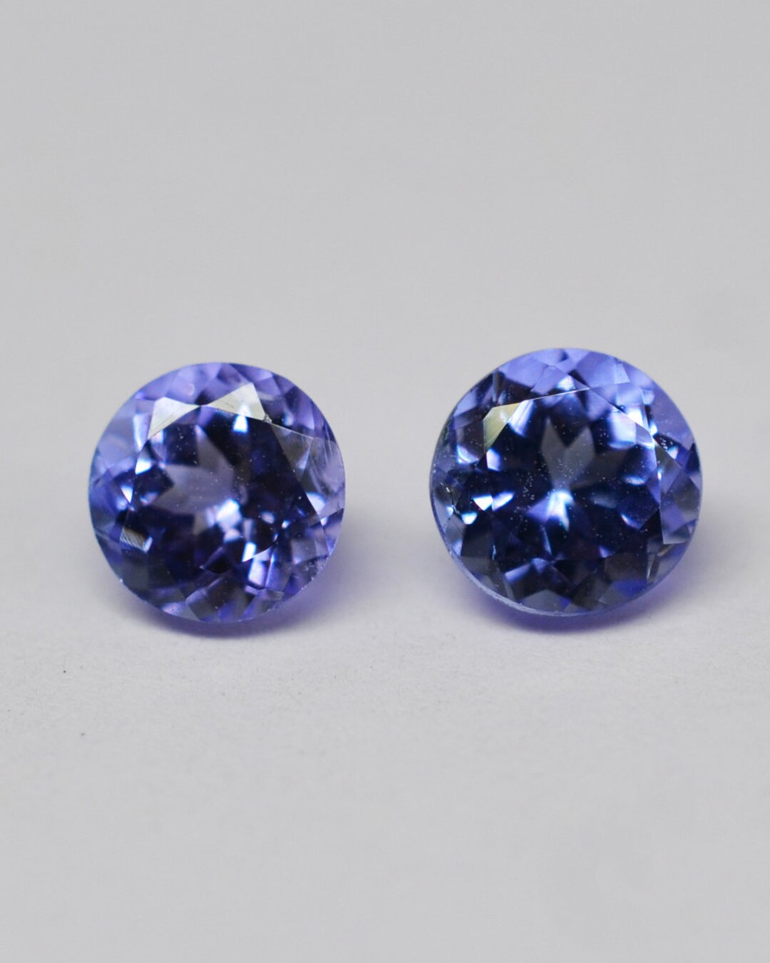 Tanzanite 2mm 2.5mm 3mm 4mm 5m Round Faceted Cut AAA Quality Natural ...