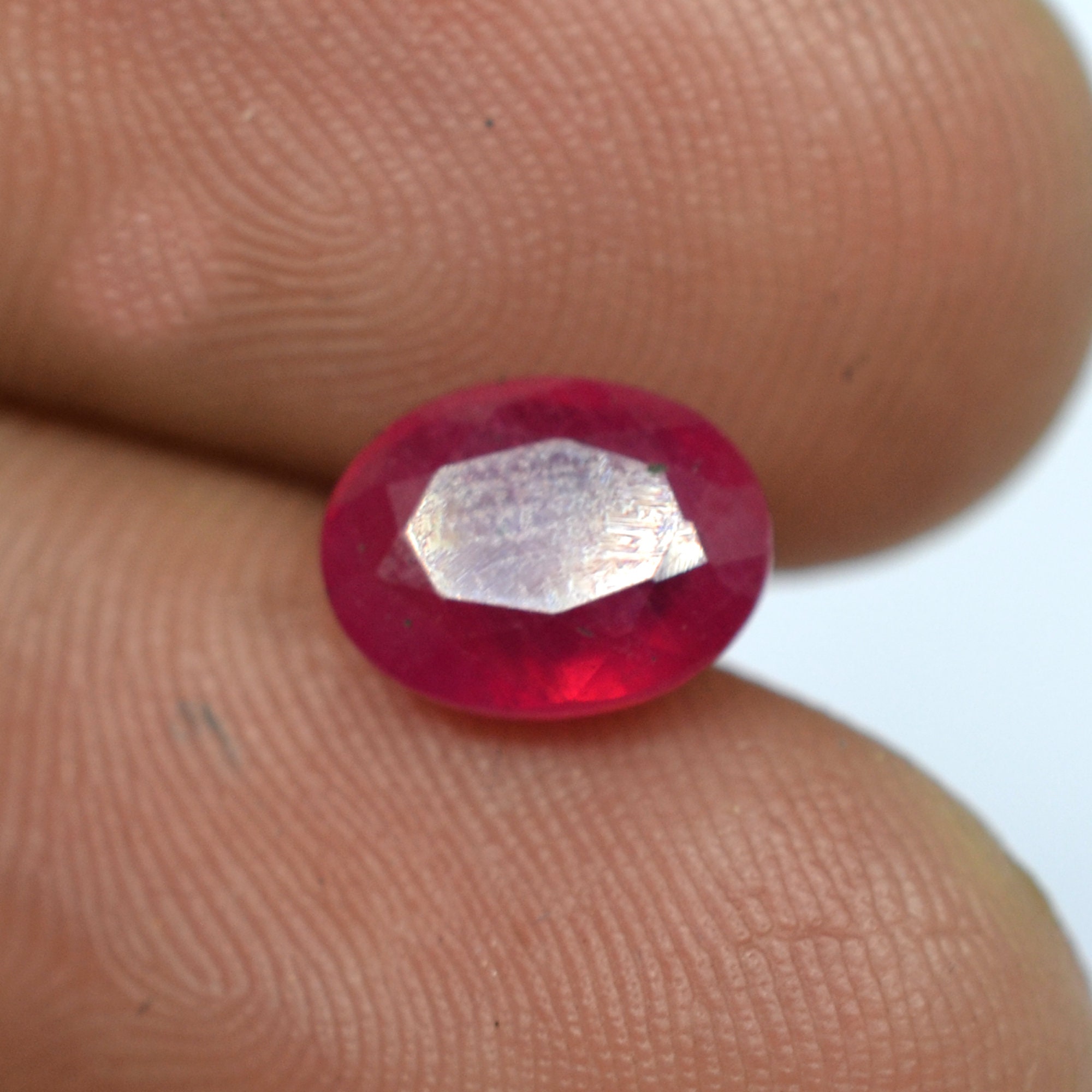 2pcs Glass Filled Ruby 8x10mm 7x9mm 6x8mm 5x7mm 4x6mm 3x5mm Etsy