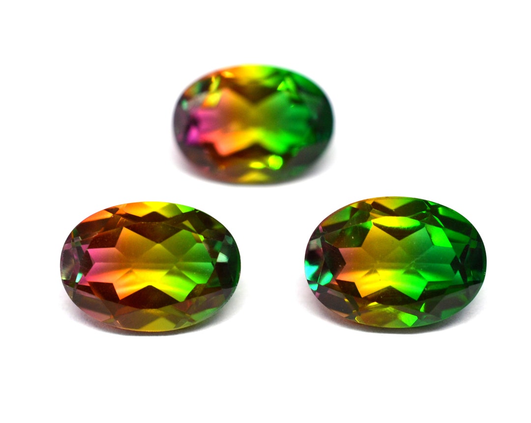 Watermelon Quartz 8x10mm to 15x20mm Oval Faceted Natural Quartz Stone ...