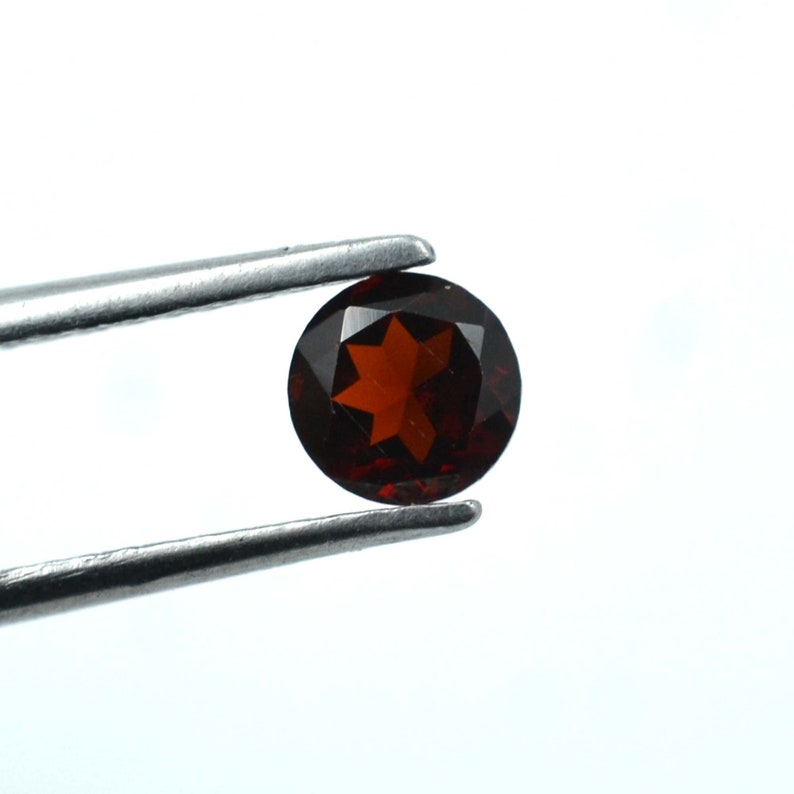 Garnet 3mm 4mm 5mm 6mm 7mm 8mm Round Faceted Cut Stone - Etsy