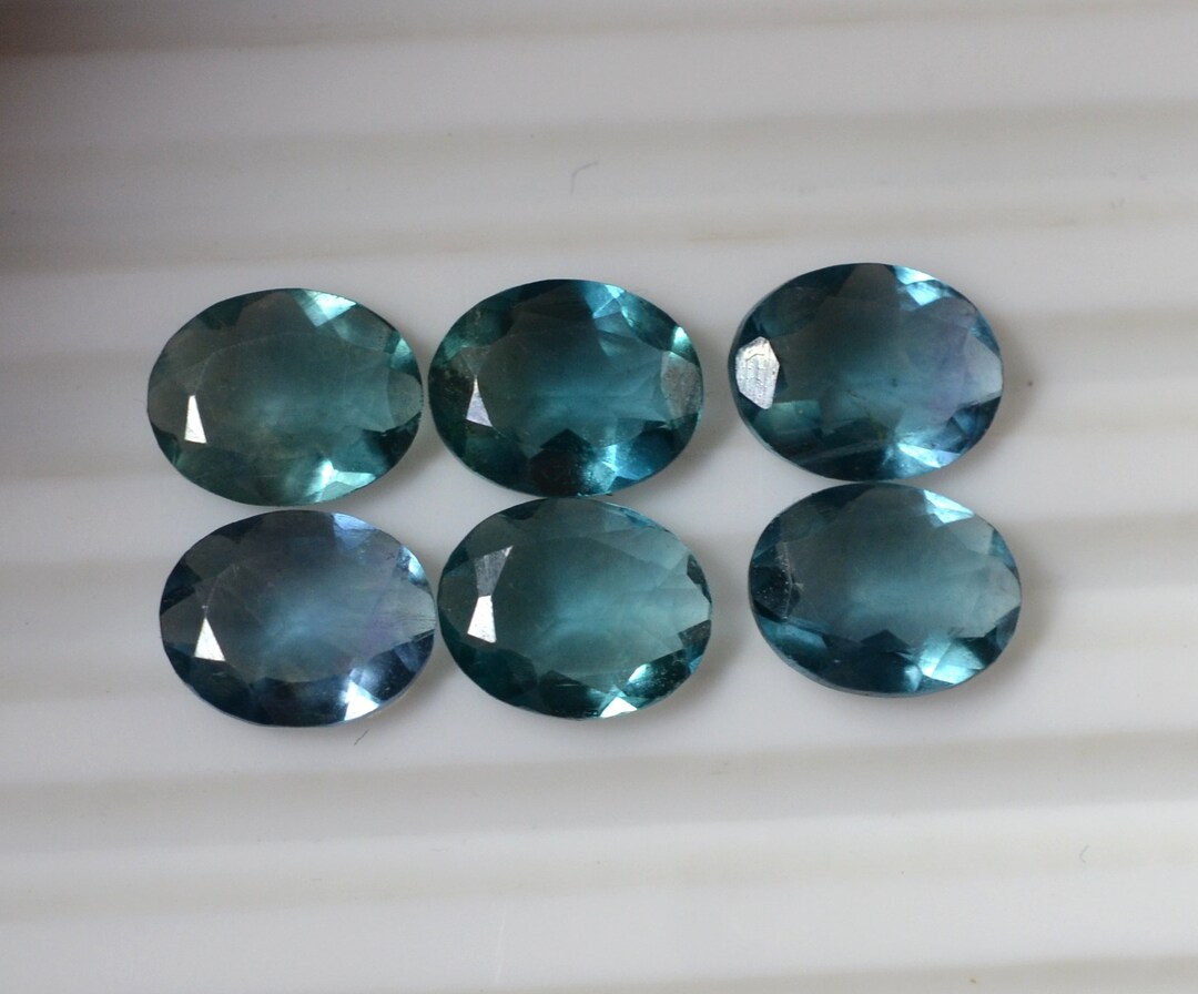 Fluorite 4x6mm,5x7mm, to 8x10mm 9x11mm 10x12mm 10x14mm Oval Faceted Cut ...