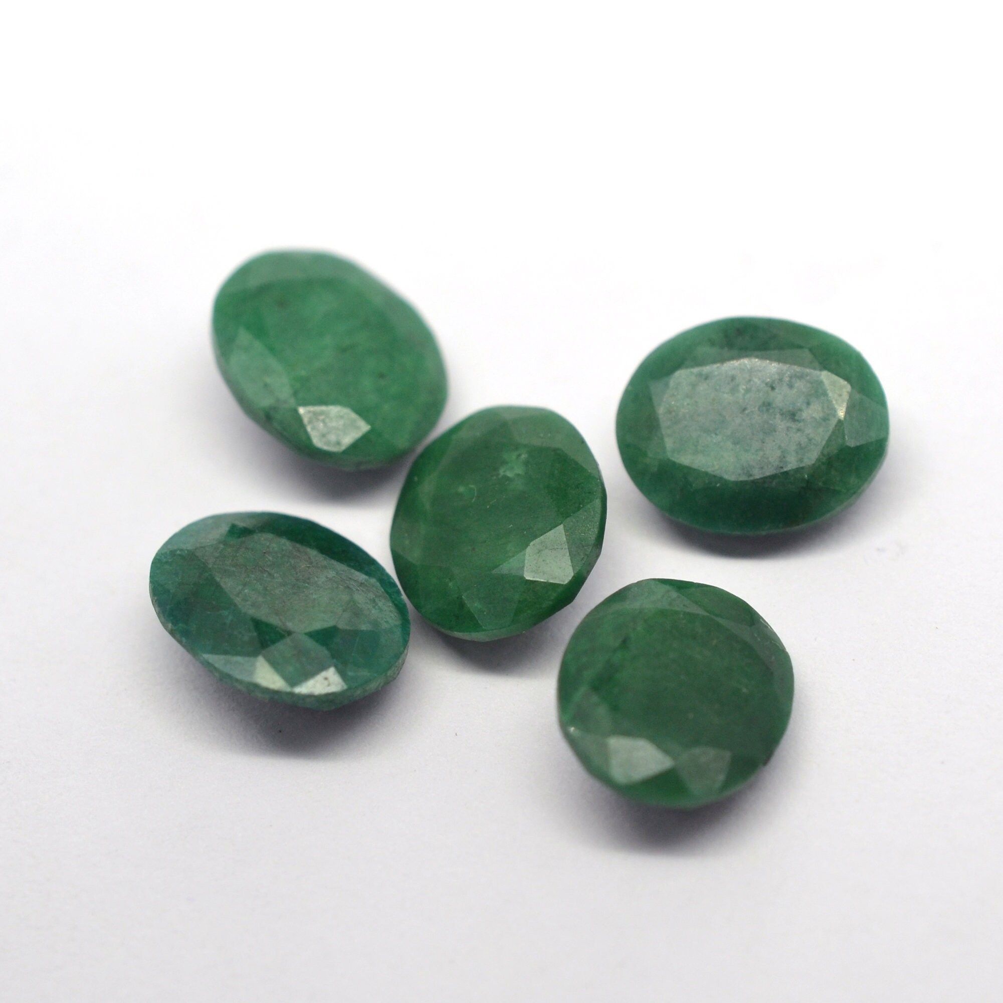 Emerald Beryl 4x6mm TO 15x20mm Oval Shape Gemstone Green Color - Etsy