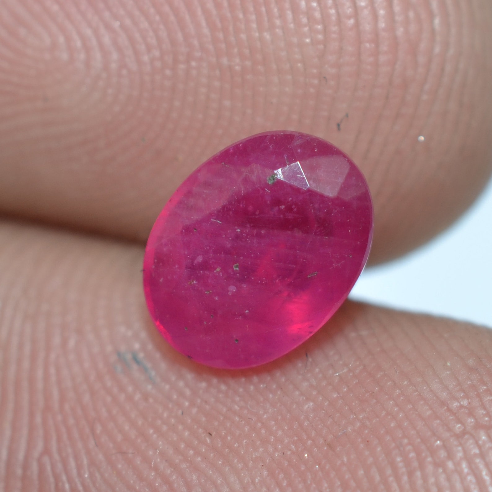 2pcs Glass Filled Ruby 8x10mm 7x9mm 6x8mm 5x7mm 4x6mm 3x5mm Etsy