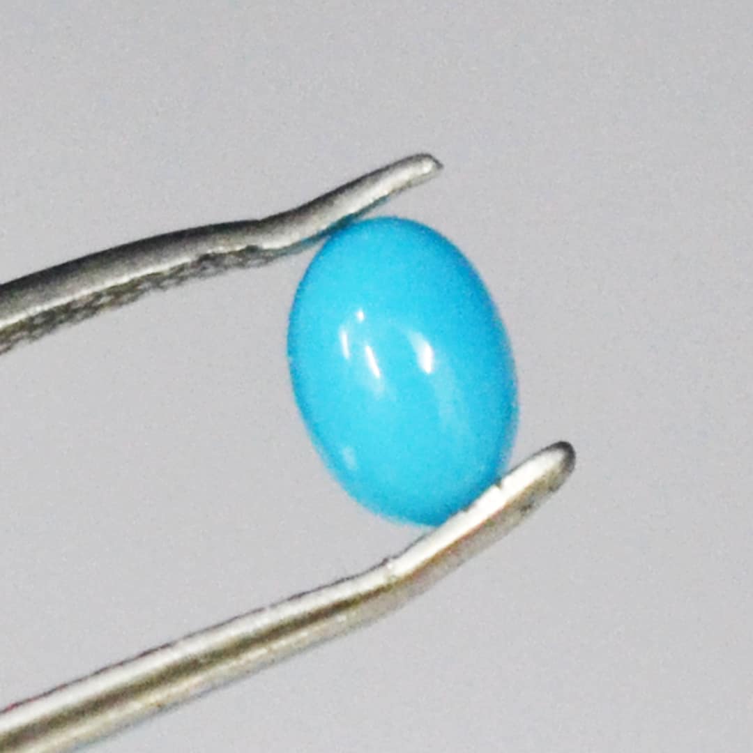 Sleeping Beauty Turquoise Oval Natural Turquoise Cabochon Flat Back ...