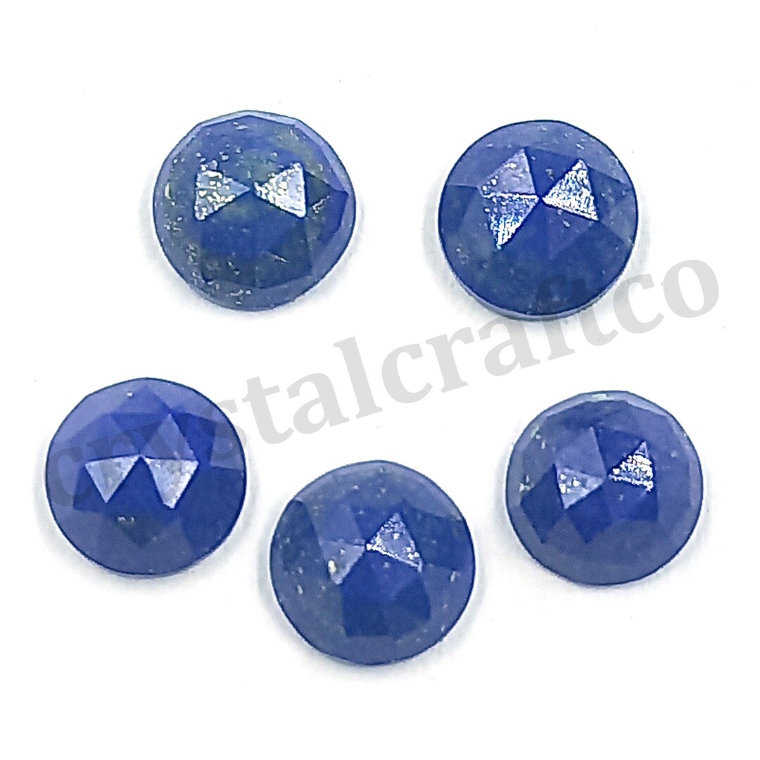 Lapis Lazuli 3mm to 15mm Round Rose Cut Gemstone Cabochon Blue Lapis ...