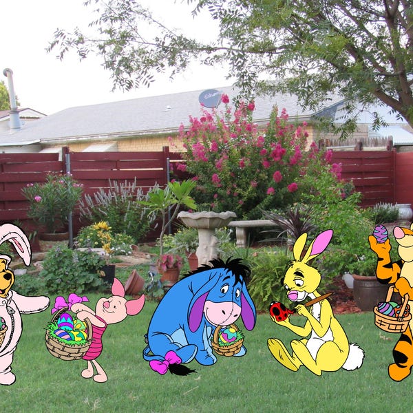 Hand Painted Easter Yard - Etsy