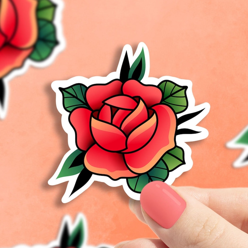 Rose Tattoo - Etsy