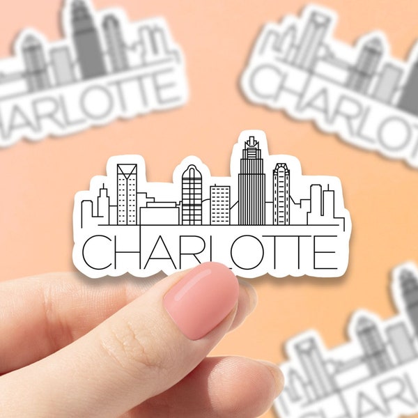 Charlotte Nc Sticker - Etsy