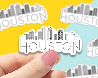 Houston Skyline Temporary Fake Tattoo Sticker set of 2 - Etsy
