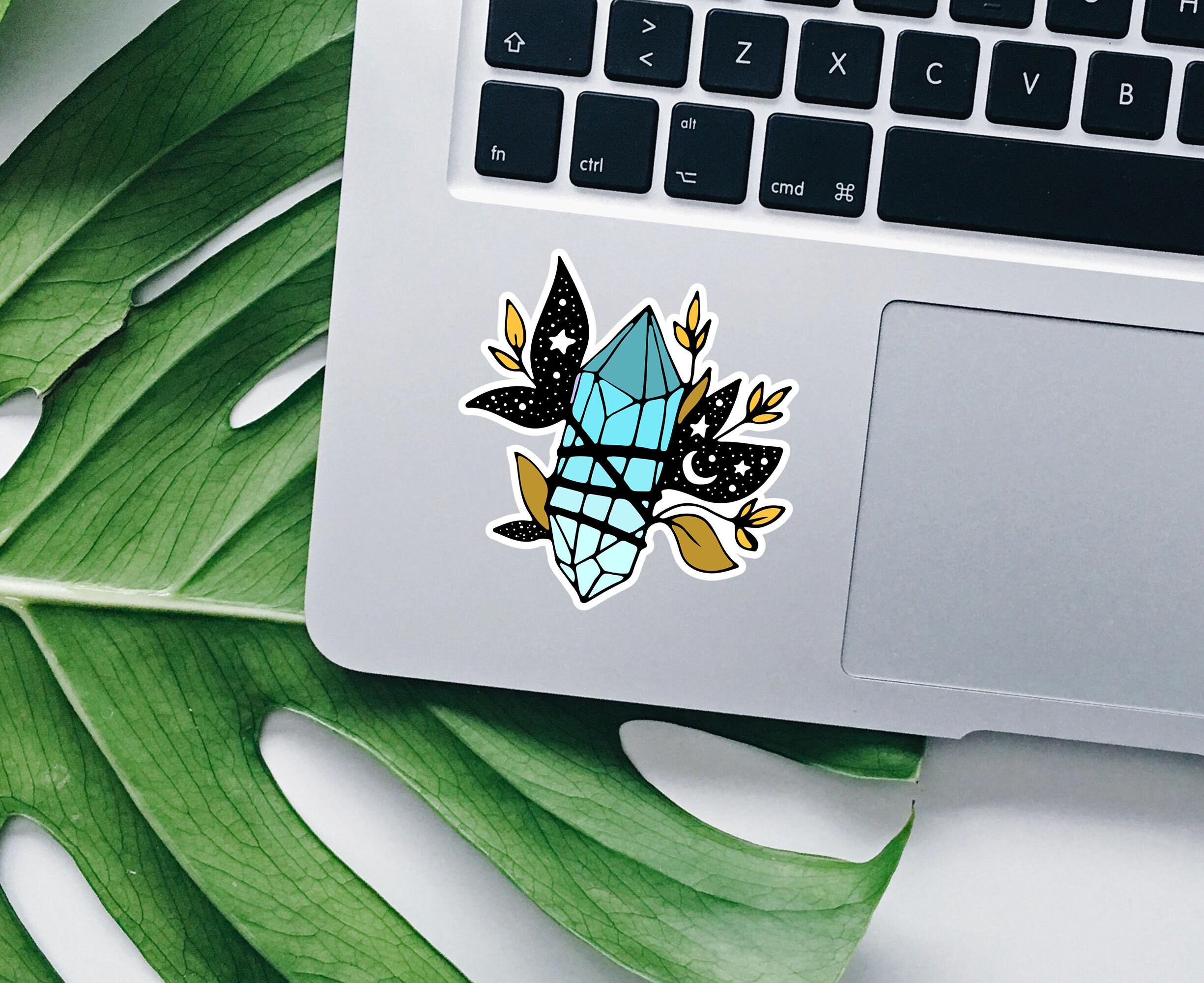 Galaxy Wrapped Crystal Vinyl Sticker Trendy Stickers Space | Etsy