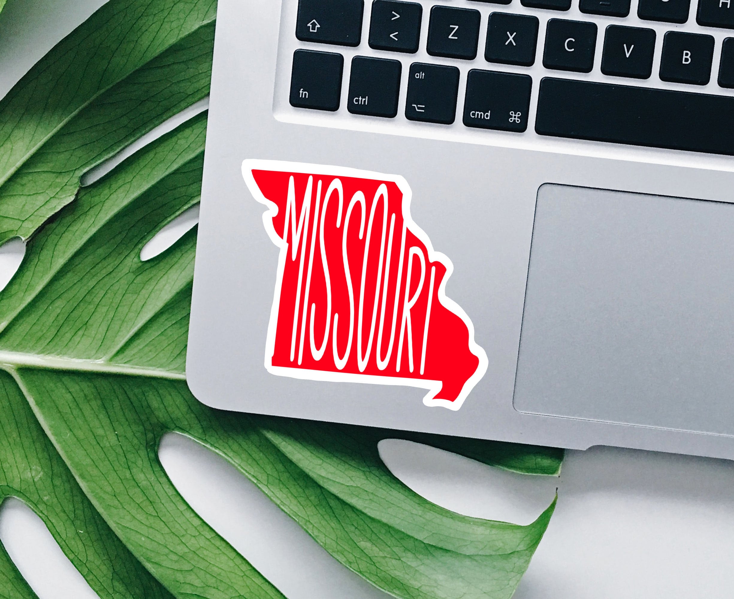 Minimal Missouri state vinyl sticker custom stickers | Etsy