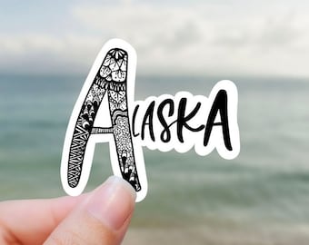 Alaska Stickers - Etsy