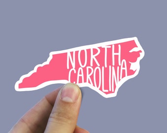 North Carolina License Plate Vinyl Decal North Carolina - Etsy