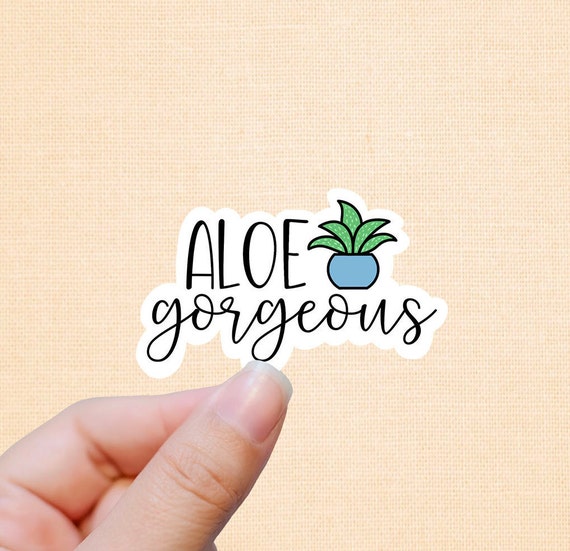 Aloe Gorgeous Vinyl Sticker Garden Sticker Laptop Stickers - Etsy