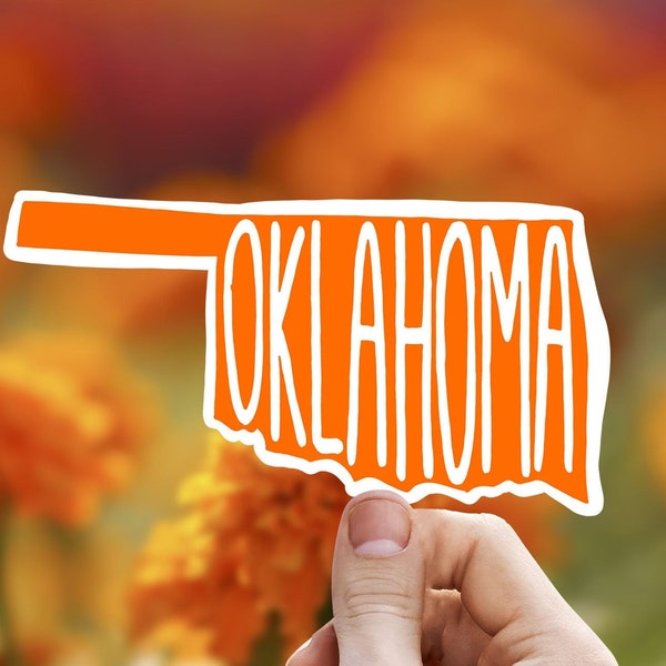 Oklahoma State Decal - Etsy