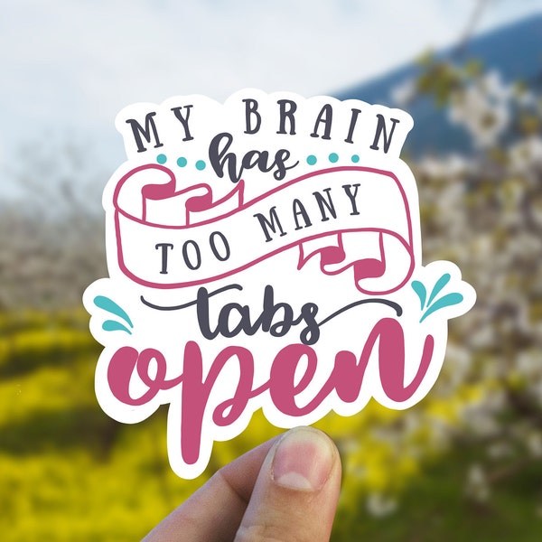 My Brain Has Too Many Tabs Open Svg - Etsy