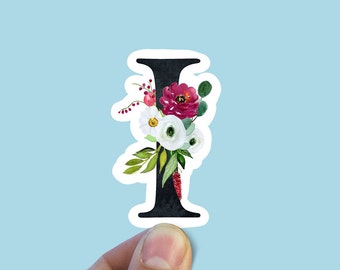 Old English Letter I Initial Vinyl Decal Sticker Diploma Font - Etsy