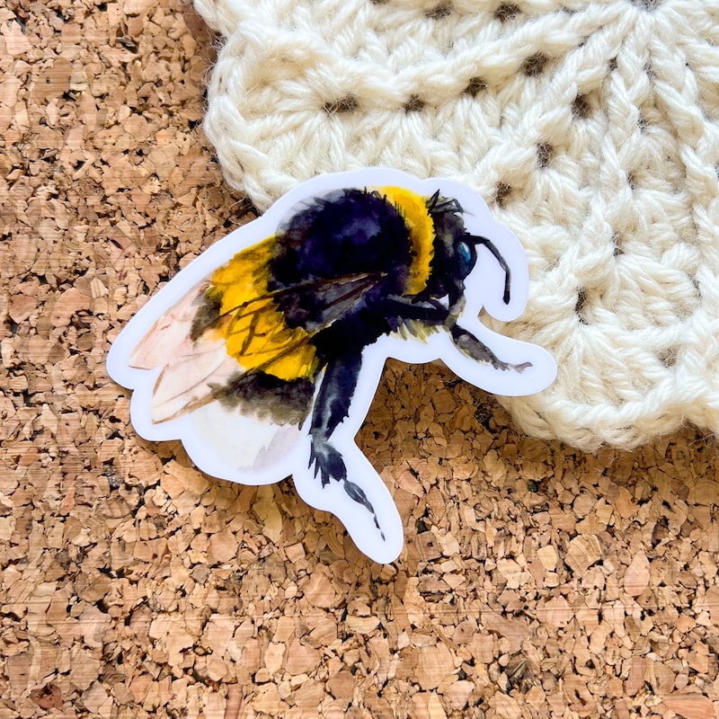 Bee Sticker - Etsy