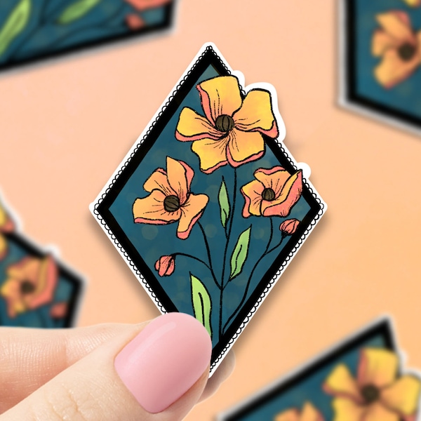 Hand Drawn Stickers - Etsy