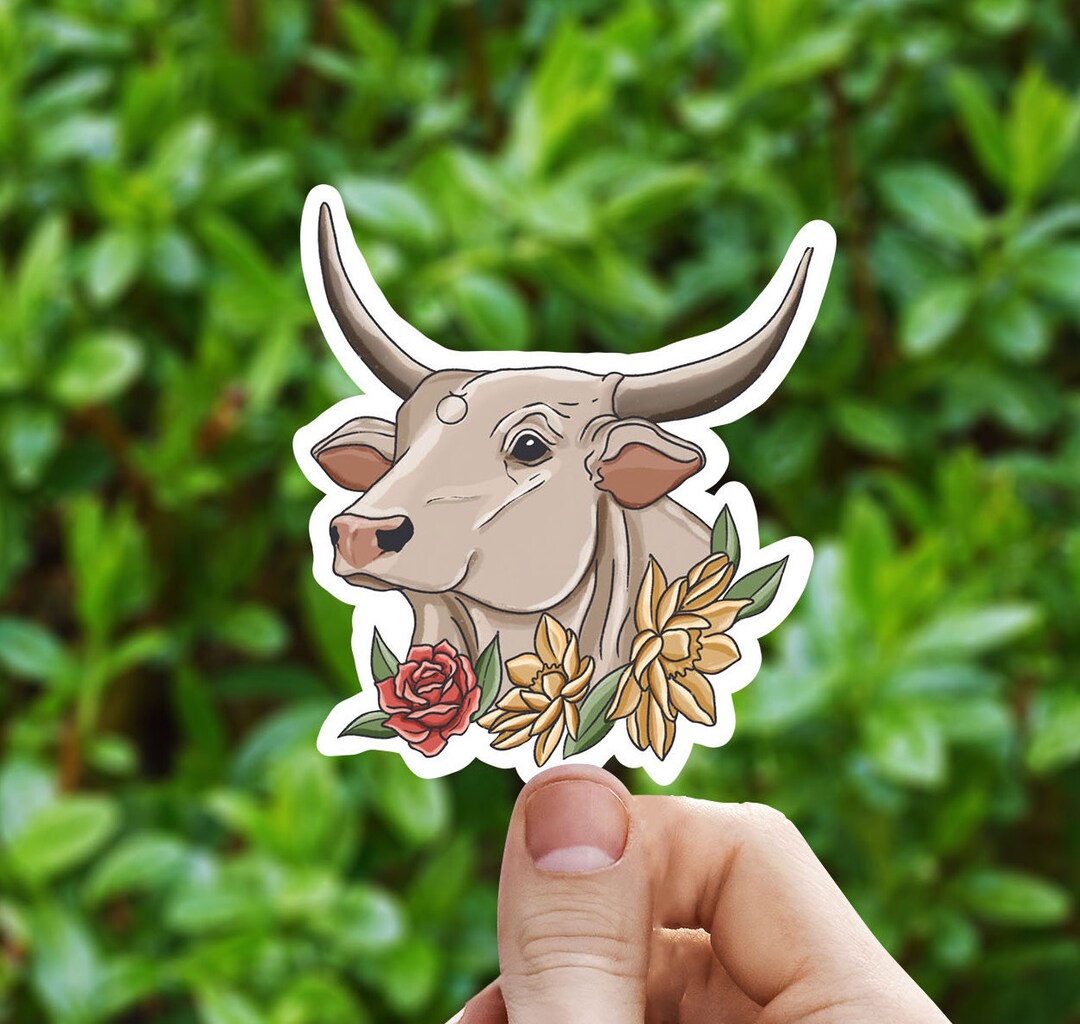 Celestial Taurus Sticker, Taurus Zodiac Sticker, Astrology Sticker ...