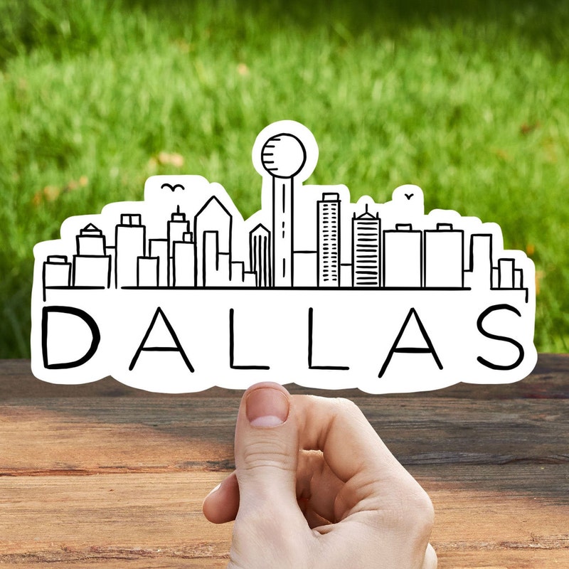Dallas Skyline - Etsy