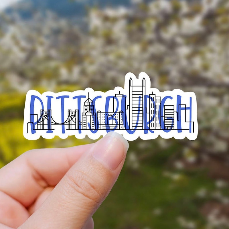 Pittsburgh Skyline Decal - Etsy