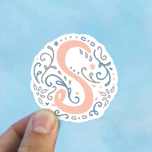 Swirl Monogram - Etsy