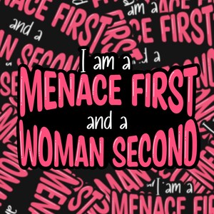 I Am A Menace First Sticker, Sticker for Water Bottle, Feminist ...