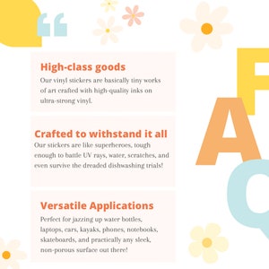 Spring Flower Letter A Vinyl Sticker, Monogram, Best Friend Gift ...